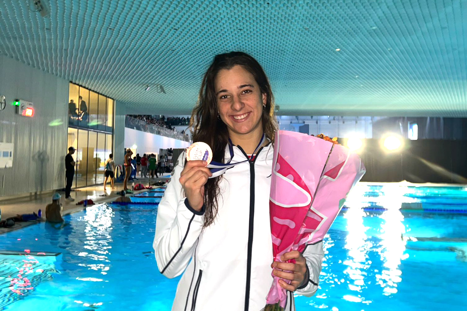 Maria de Valdés, duas medallas na Lausanne Swim Cup