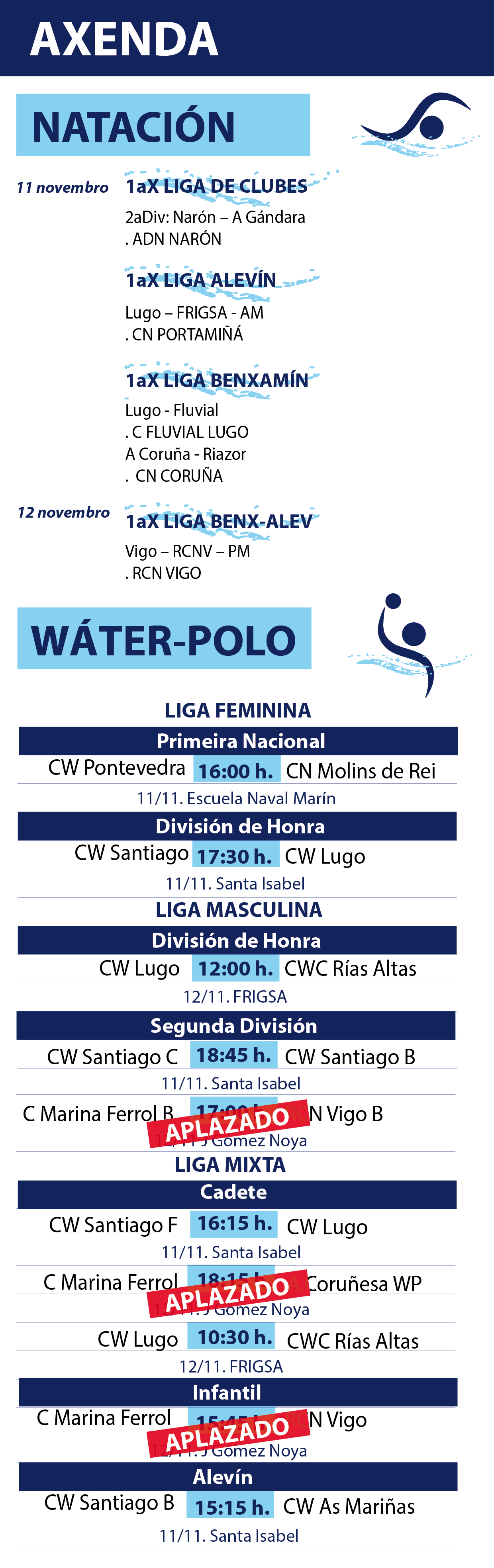 Axenda fin de semana